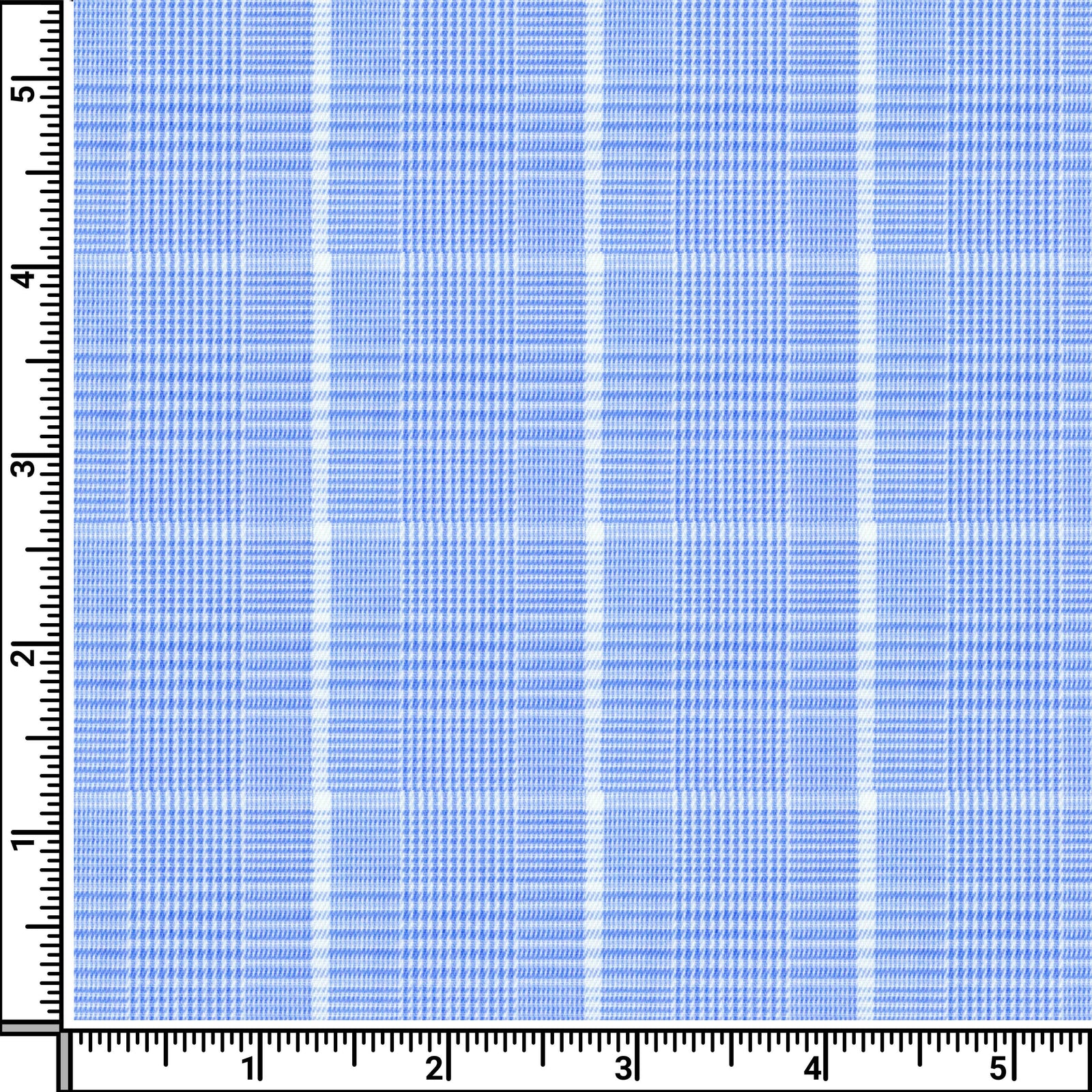 Shivas Blue & White Dobby Checks Giza Cotton Shirting Fabric (LS-575-G)